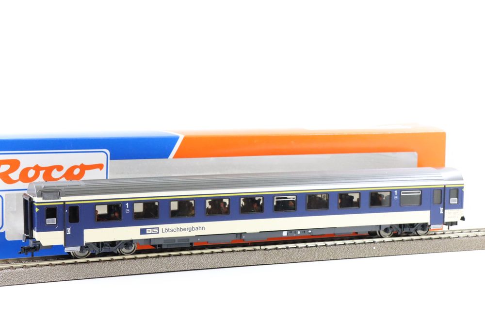 Roco 45320 BLS EW IV 405-2 Exact 1:87 mit Figuren (Gebraucht) in Ried ...
