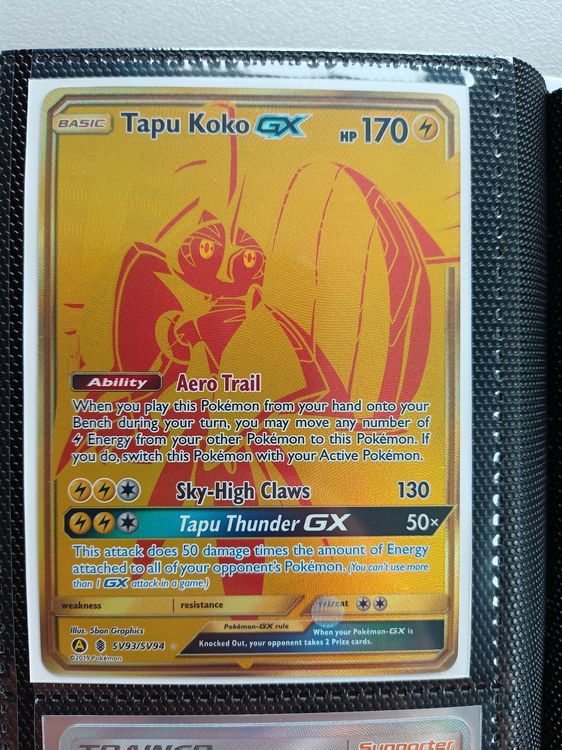 Tapu Koko GX Gold Card - Hidden Fates (Gebraucht) in Altstätten SG für ...