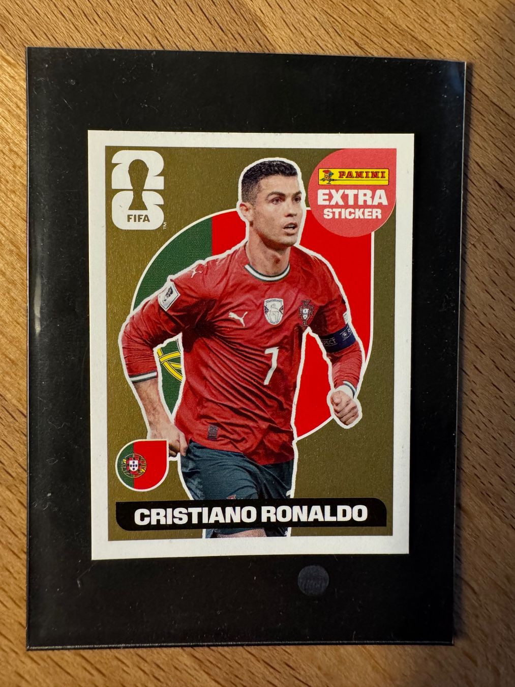 Panini Extra Sticker Ronaldo Gold! (Neu und originalverpackt) in ...