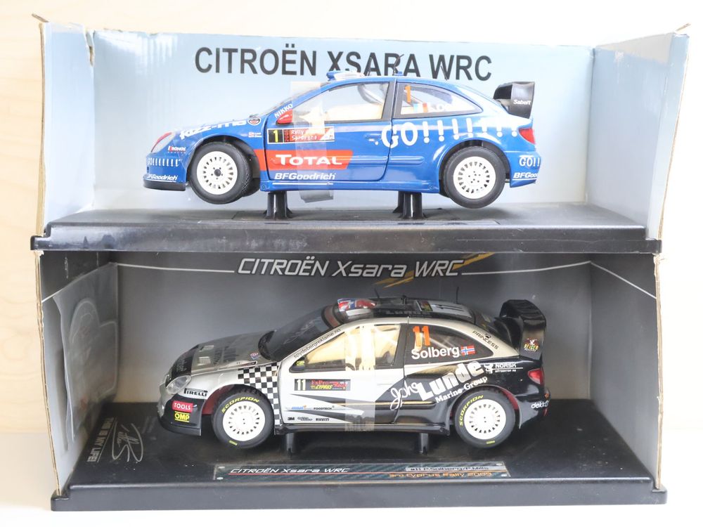 Sun Star 1:18 - 2 x Rally Autos Citroen Xsara - limitiert | Kaufen auf ...