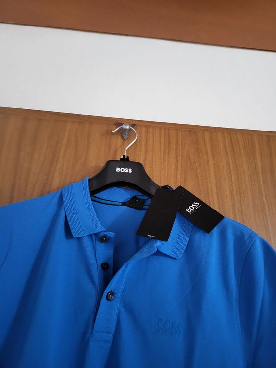 Polo Hugo Boss bleu neuf avec étiquette, Taille M 😎 (Neuf (Voir ...