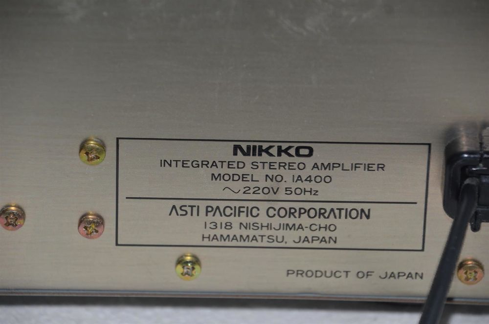 Stereoanlage NIKKO 400 (Defekt) in Collonges für CHF 100 – mit ...