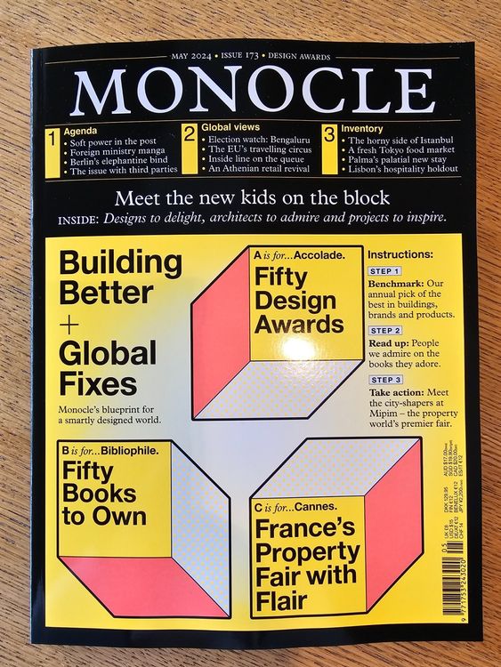 Monocle Magazin 05.24 #173 Tyler Brûlé Design Awards (Neu (gemäss ...