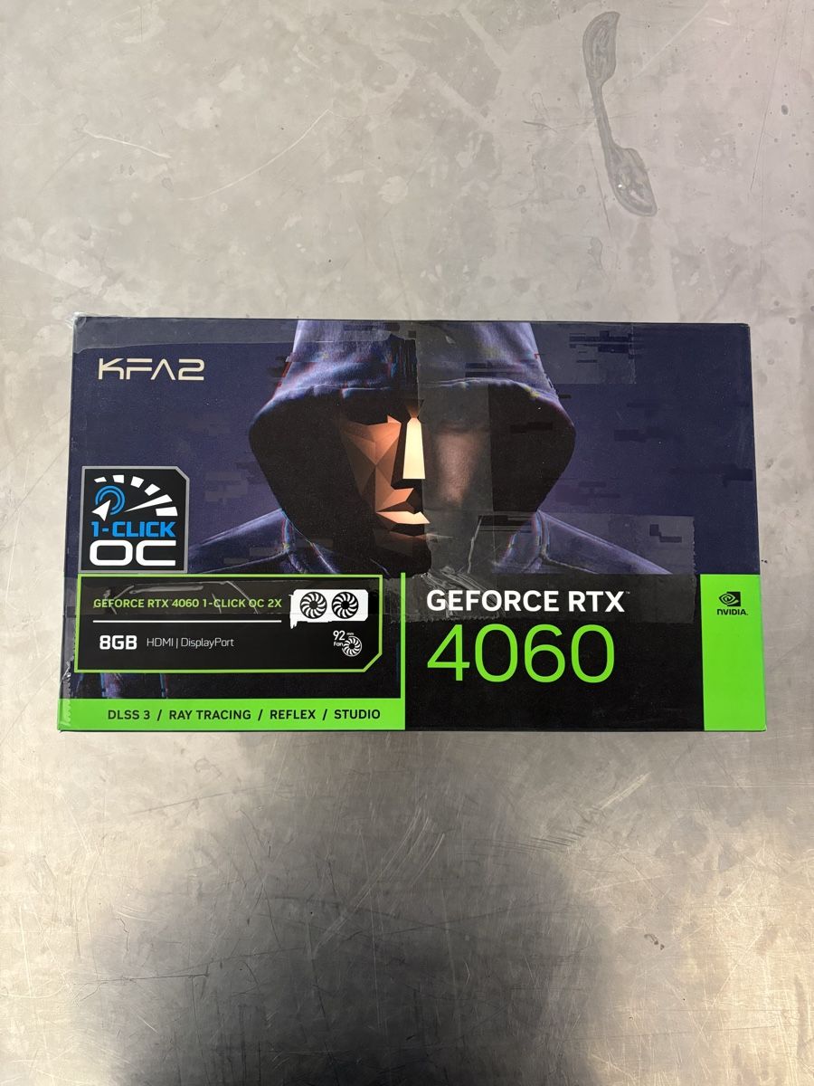 KFA2 Geforce RTX 4060 1-Click 8GB - Neu (Nuovo e nell'imballaggio ...