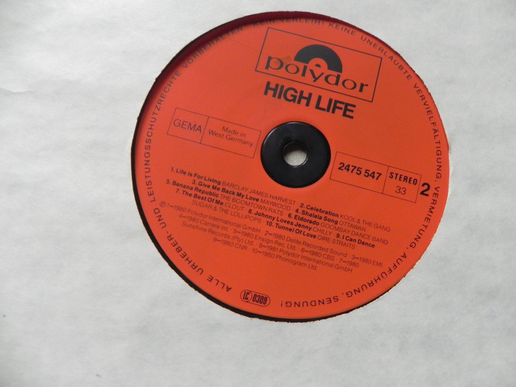 LP 20 Rock Pop Hit 1980 ABBA Status Quo Luv Dire Straits (Gebraucht) in ...