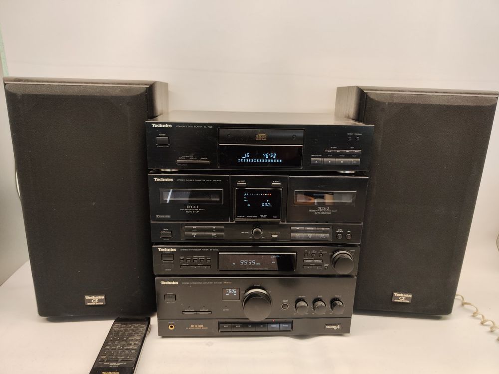 Stereo Technics Amplifier Tuner Kassette CD & Boxe SB-CS65 | Kaufen auf ...