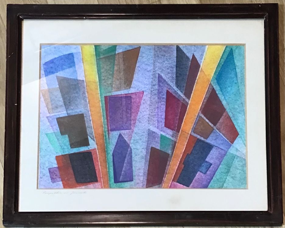 Kubistische Aquarell Unleserlich Signiert (Gebraucht) in Root für CHF 5 – mit Lieferung auf ...