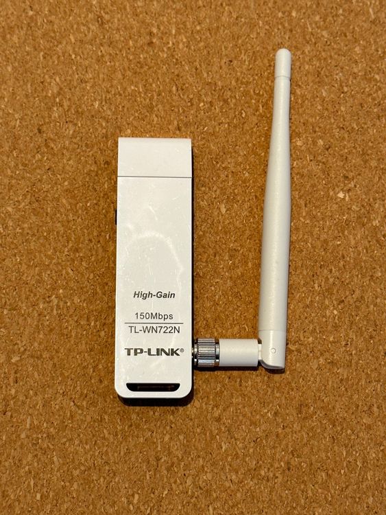 TP-LINK TL-WN722N v2.0 USB WiFi dongle mit externer Antenne (Gebraucht ...