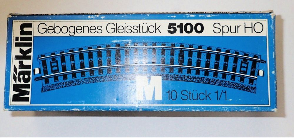 Märklin M H0: 10 x neue Gebogenes/courbe neuves 5100 + OVP | Kaufen auf Ricardo