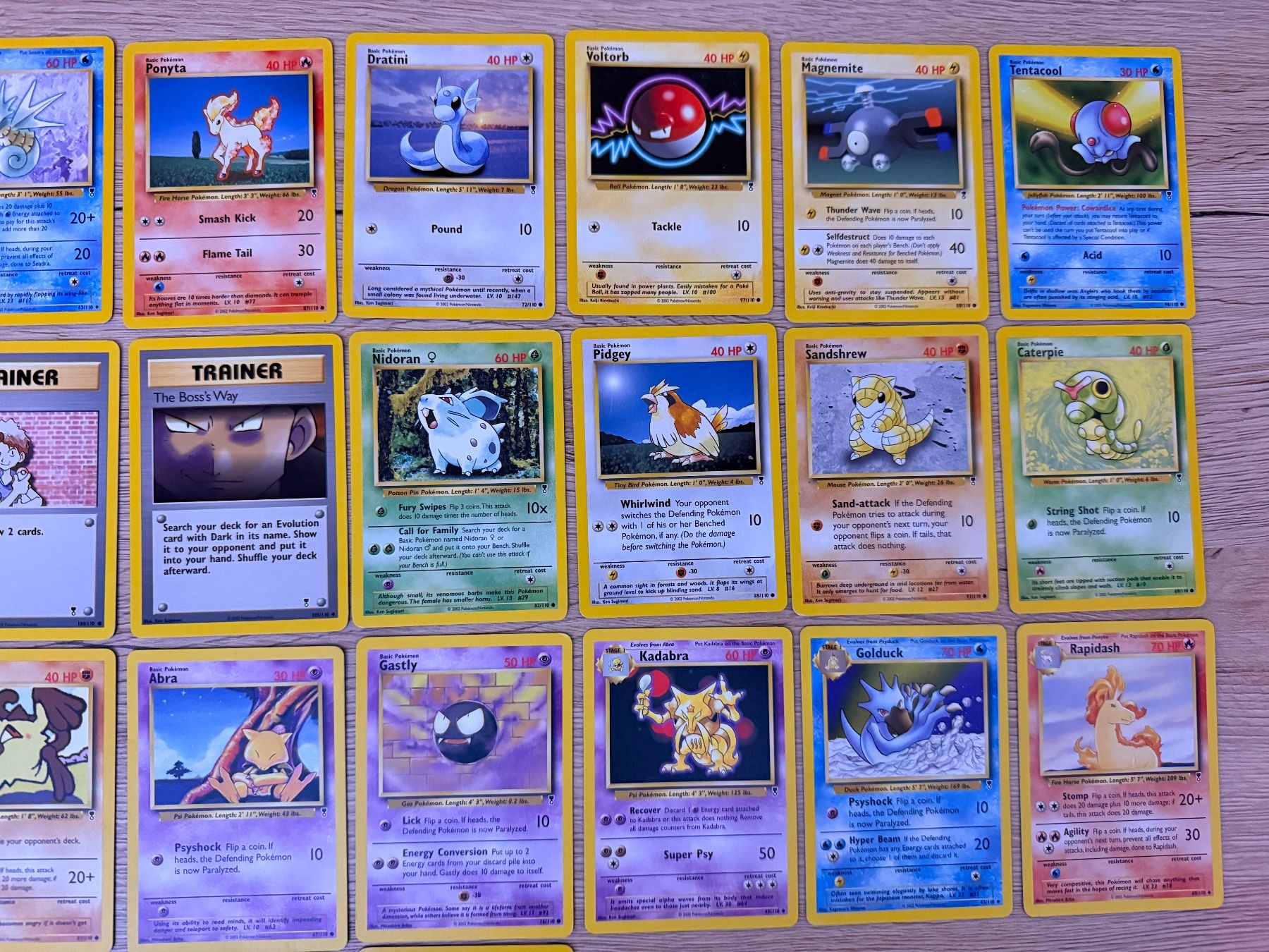 Legendary Collection 27 Pokémon Karten Bundle WOTC 2002 (Gebraucht) in ...