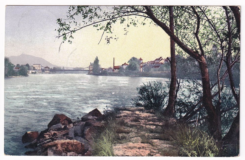 Aarau. Abendstimmung. 1903 (Gebraucht) in Cormoret für CHF 7 – mit Lieferung auf Ricardo kaufen