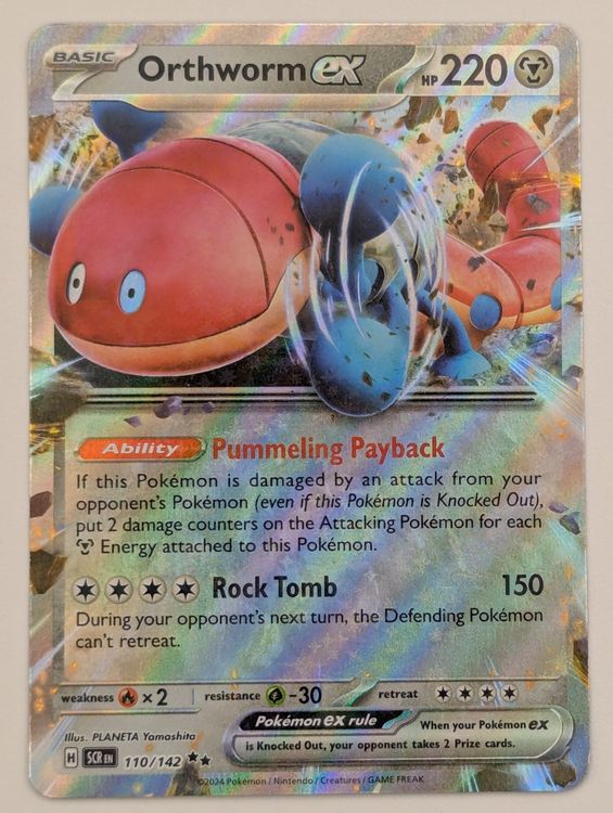 Orthworm ex | Double Rare | Stellar Crown | Pokemon (Neu (gemäss ...