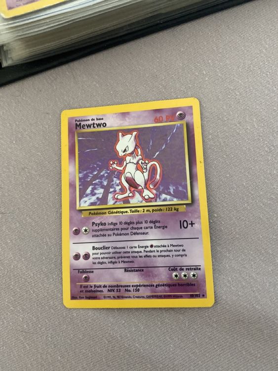 Original Mewtwo Pokemon Karte, Top Zustand, Vintage! (Gebraucht) in ...