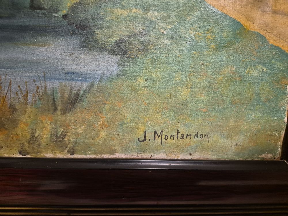 Gemälde von J. Montandon, antik (Gebraucht) in Frauenfeld für CHF 50 ...