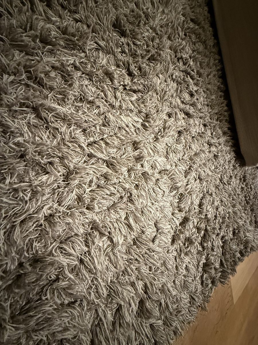 Ikea VINDEBÄK Rug, 200x300 cm, Grey, Used but cozy! (Gebraucht) in ...