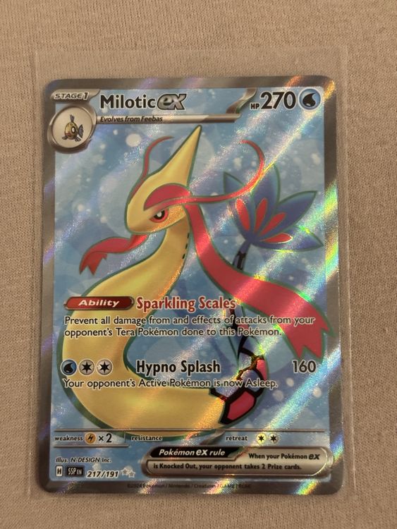 Pokémon Milotic ex - 217/191 Surging Sparks (SV08) (Neu (gemäss Beschreibung)) in St. Gallen für ...