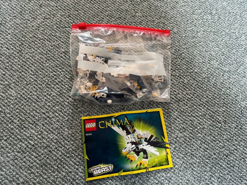 LEGO CHIMA 70124 Adler Legend-Beast - Komplett (Gebraucht) in Unterseen ...