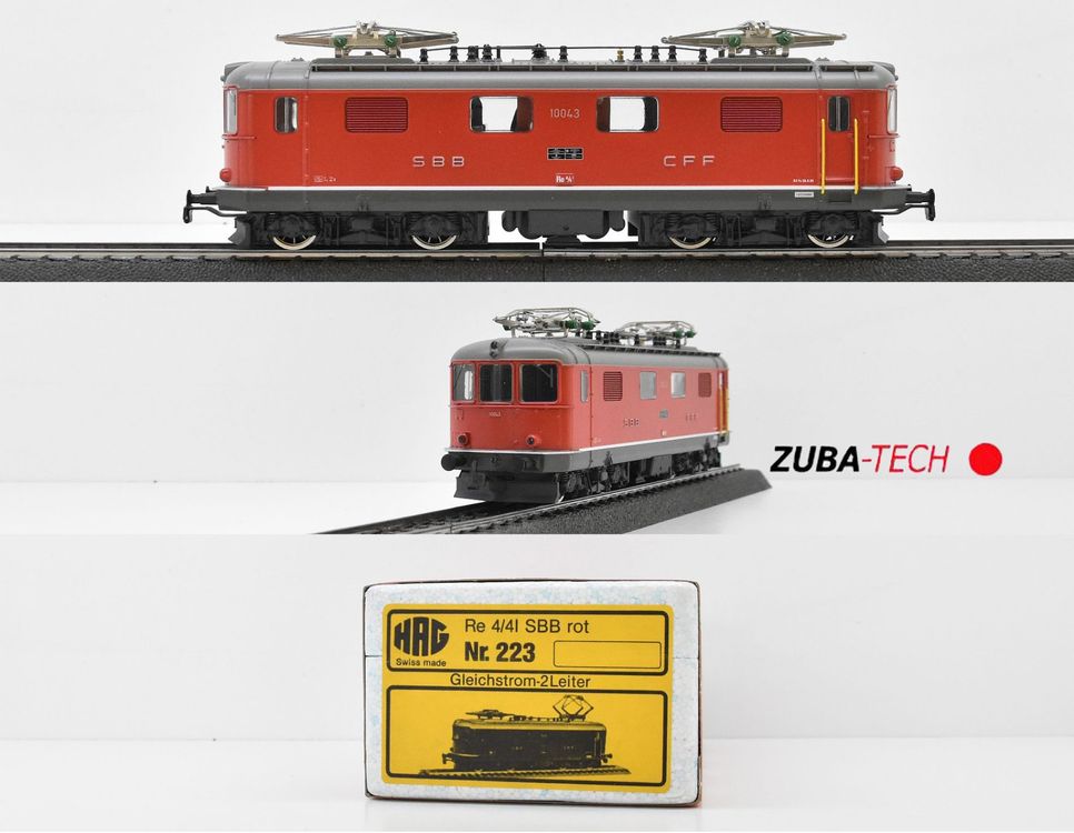 HAG 223 E-Lok Re 4/4 I SBB H0 GS Analog mit OVP | Kaufen auf Ricardo