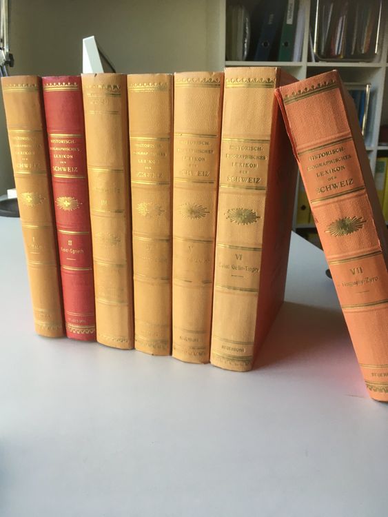 Historisch-Geographisches Lexikon der Schweiz (Gebraucht) in ...