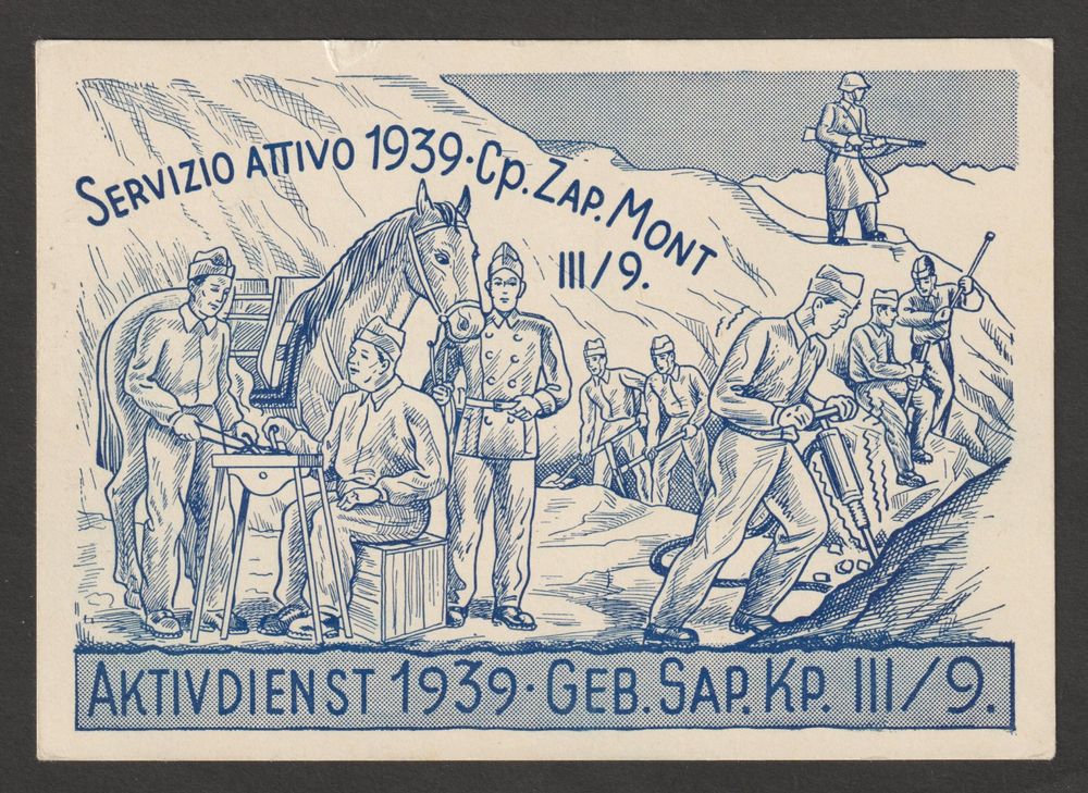 WK2 Einheitskarte Sappeure Nr. 15 (Gebraucht) in Siebnen für CHF 38 – mit Lieferung auf Ricardo ...
