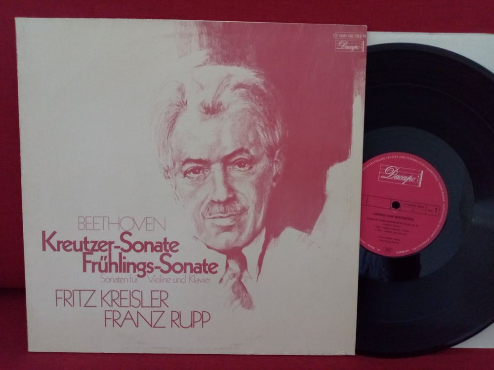 BEETHOVEN: Violinsonaten Nr.5 & 9; KREISLER, RUPP; Dacapo NM (Gebraucht) in Möriken AG für CHF 5 ...