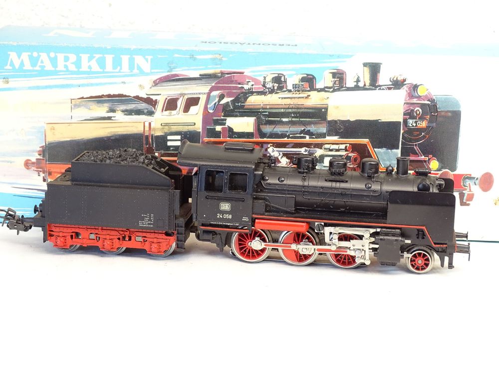 Märklin 3003 Dampflok BR24 058 , Analog, H0,WS/AC,OVP (Gebraucht) in ...