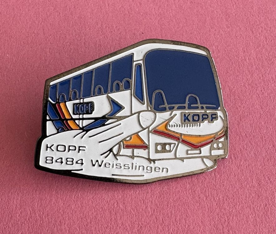 Kopf Bus Pin 8484 Weisslingen - Seltenes Sammlerstück! (Gebraucht) in ...