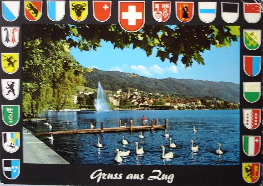 Gruss aus ZUG Wappen Schweiz 22 Kantone | Kaufen auf Ricardo
