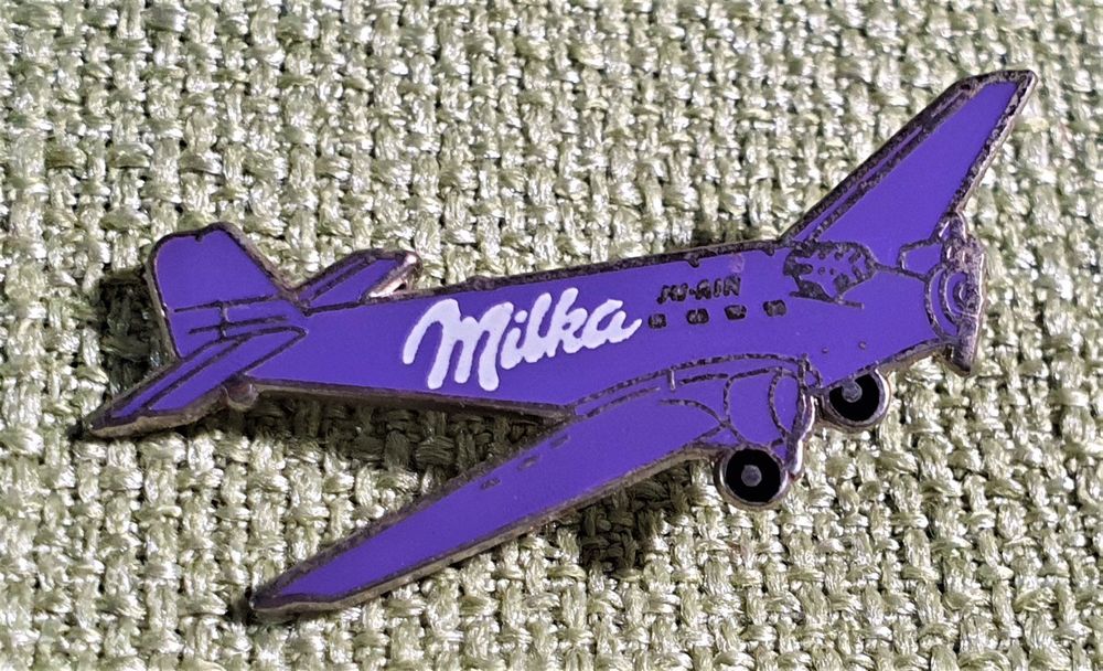 M950 - Pin Flugzeug JU-AIR Milka Dante Ju 52 (Gebraucht) in Reinach BL ...