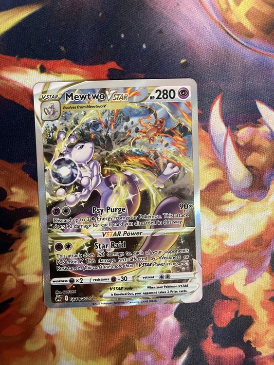 Mewtwo vstar alt Art Crown zenith | Kaufen auf Ricardo