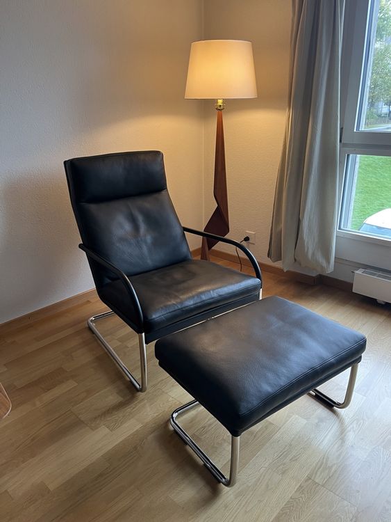 Design Leder Sessel/Freischwinger von Walter Knoll (Gebraucht) in Wabern für CHF 1100 – nur ...