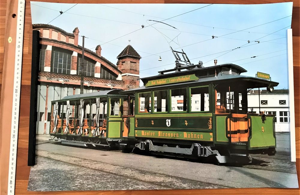 Jubiläumszug BVB : Sommerwagen 281 mit MW 4 Poster 1977 | Kaufen auf ...