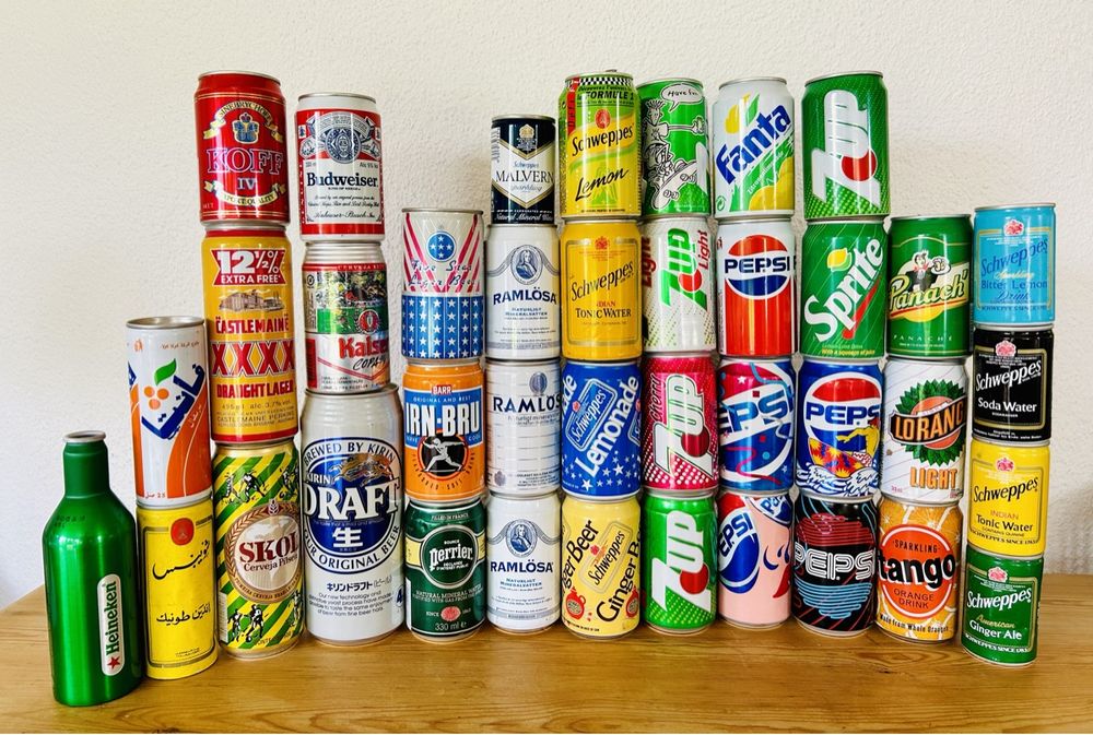 Vintage soda cans collection Pepsi, Fanta, Sprite etc. (Gebraucht) in Stäfa für CHF 12 – mit ...