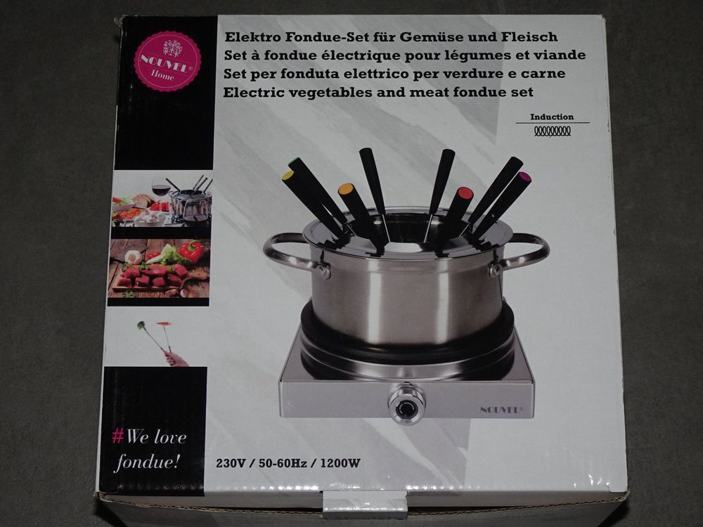 Nouvel Elektro Fondue - Set 10-teilig *NEU / OVP* (Neu und originalverpackt) in Bassersdorf für ...