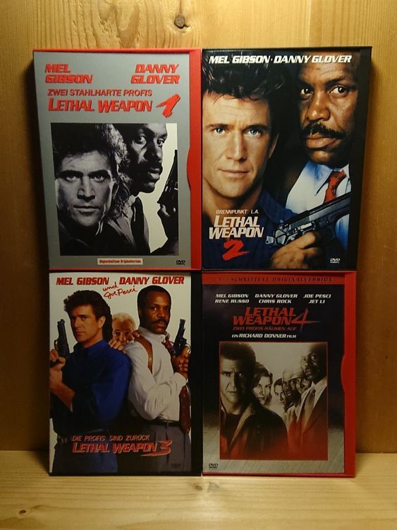 LETHAL WEAPON 1 bis 4 auf DVD | Kaufen auf Ricardo
