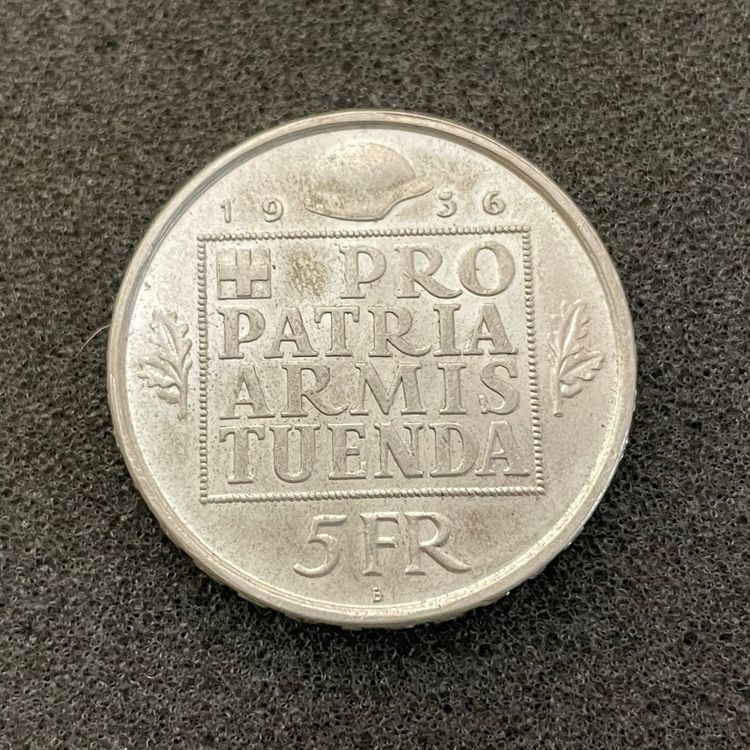 5 Franken Silber Pro Patria 1936 | Kaufen auf Ricardo