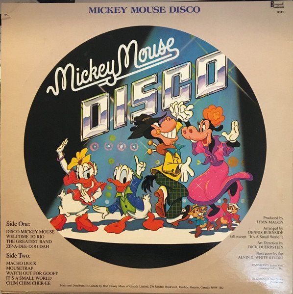Disney, Mickey Mouse Disco - LP Picture Disc CAN | Kaufen auf Ricardo