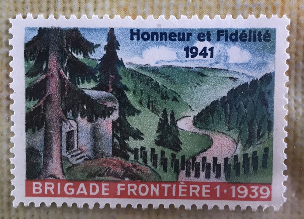 SOLDATEN-BRIEFMARKE 1941 BRIGADE FRONTIÈRE 1-1939 (Gebraucht) in ...