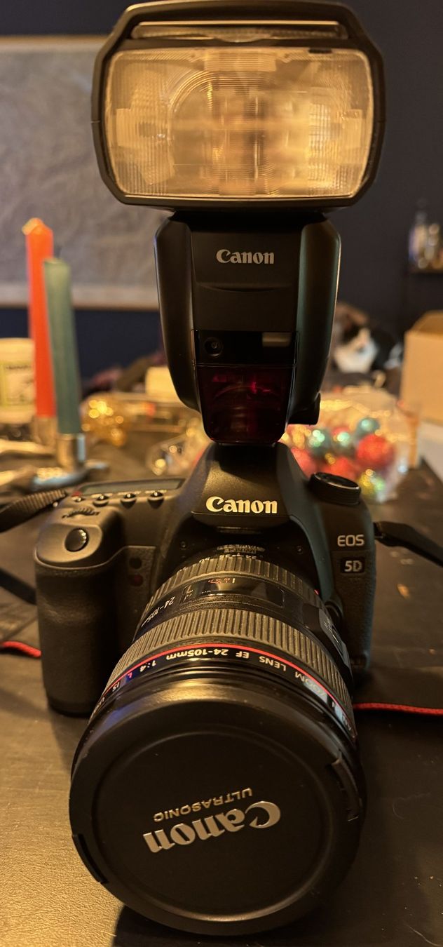 Canon EOS 5D Mark II, EF 24-105mm f/4L IS USM, Speedlite 600 (Gebraucht ...