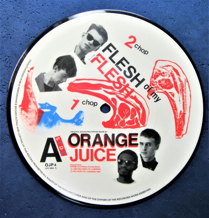 PICTURE DISC 7ZOLL ORANGE JUICE 2CHOP (Gebraucht) in Ettingen für CHF 2 ...