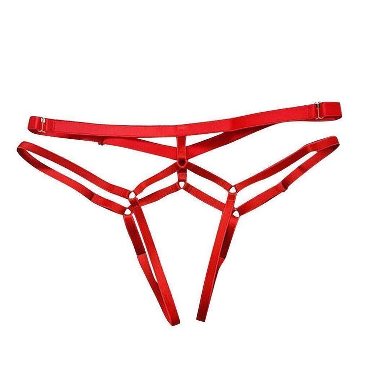 NEUER spezieller String verstellbar rot Gr. XS-L - 221280 (Neu (gemäss ...