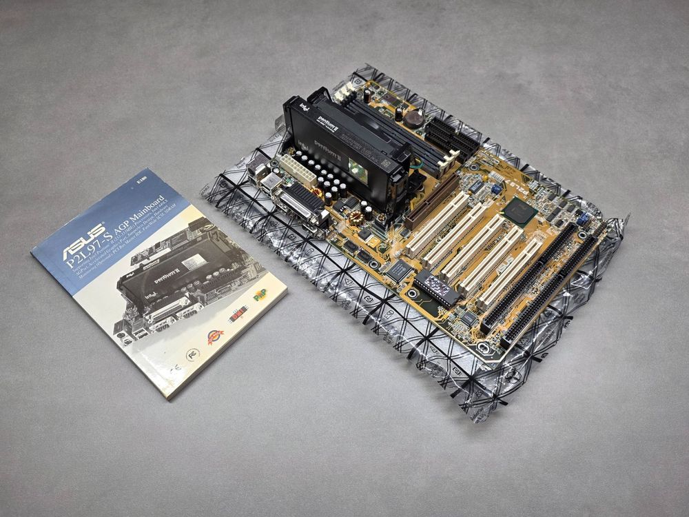 ASUS P2L97 AGP Mainboard – Retro Socket 370 / Intel 440LX (Gebraucht ...