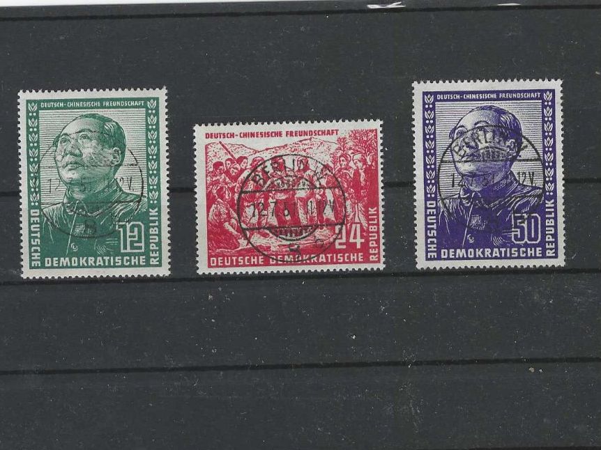 DDR 1951 DT.CHINA FREUNDSCHAFT GEST. VOLL STEMPEL (Gebraucht) in ...