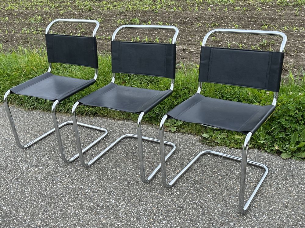 3 Design Stühle Freischwinger | Kaufen auf Ricardo