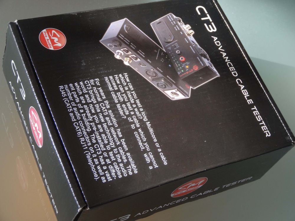 Professioneller Kabeltester CT-3 für Bühne und Studio (Neu und ...