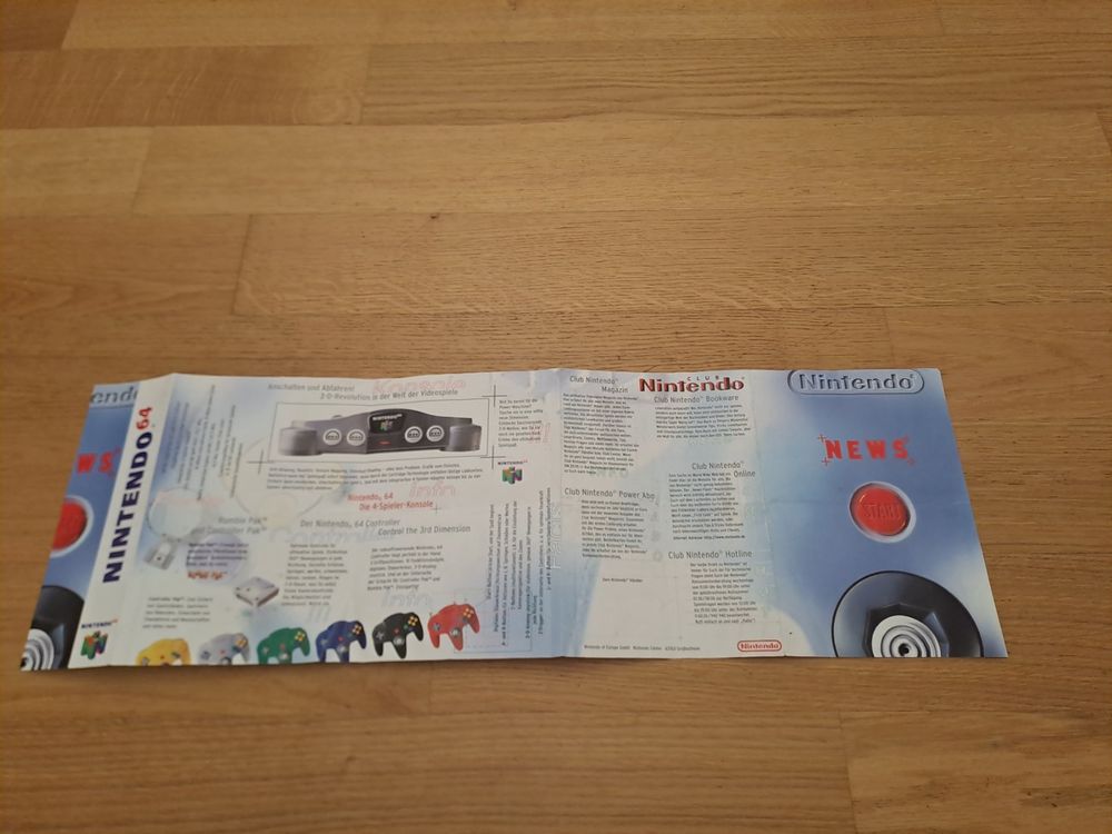 Nintendo 64 News Flyer Werbung Promotion N64 (Gebraucht) in Aarau für ...