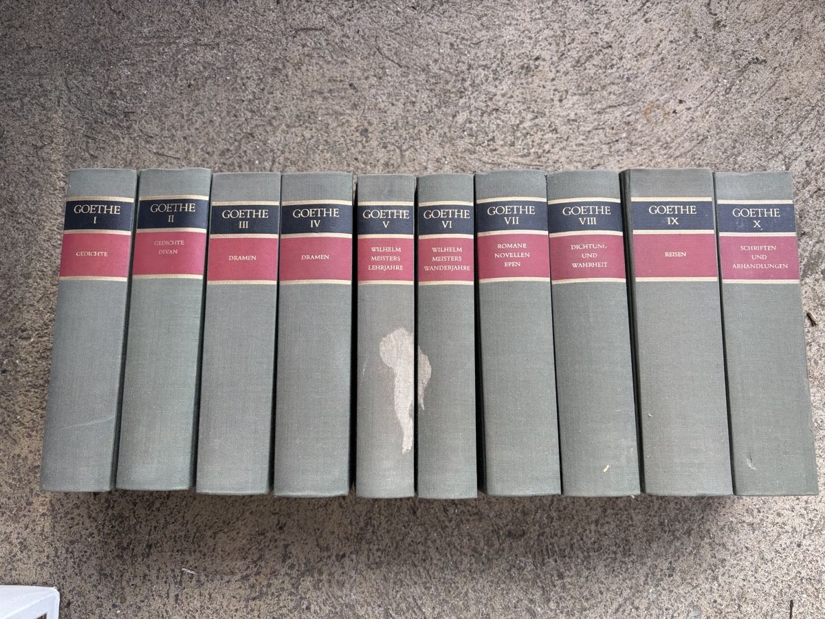 Goethe Werke, 10 Bände, gut erhalten, komplette Ausgabe 1962 (Gebraucht ...