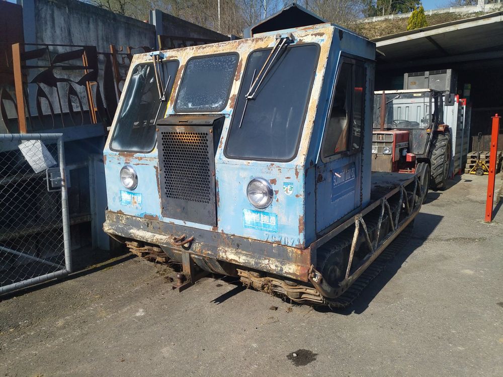 Raupenfahrzeug Bombardier mit Kippbrücke (Gebraucht) in Ueberstorf für CHF 405 – nur Abholung ...