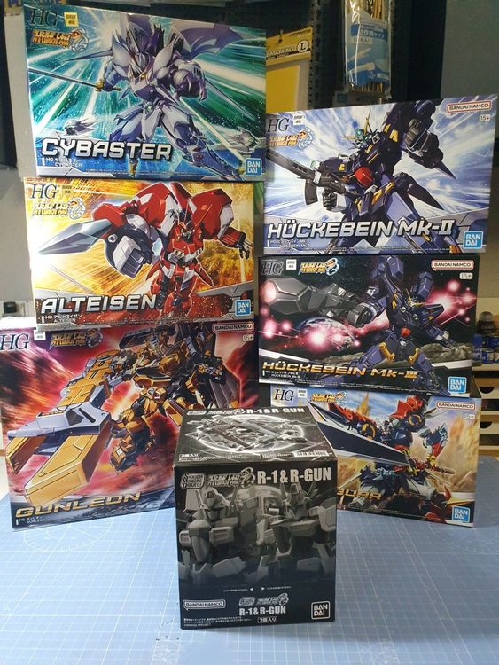 Bandai, Super Robot Wars Model Kits Sammlung (Neu und originalverpackt ...