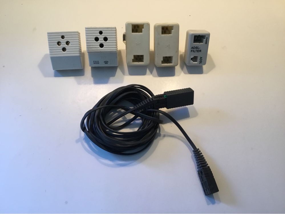 Alte Telefonstecker und Telefonkabel 5 m | Kaufen auf Ricardo
